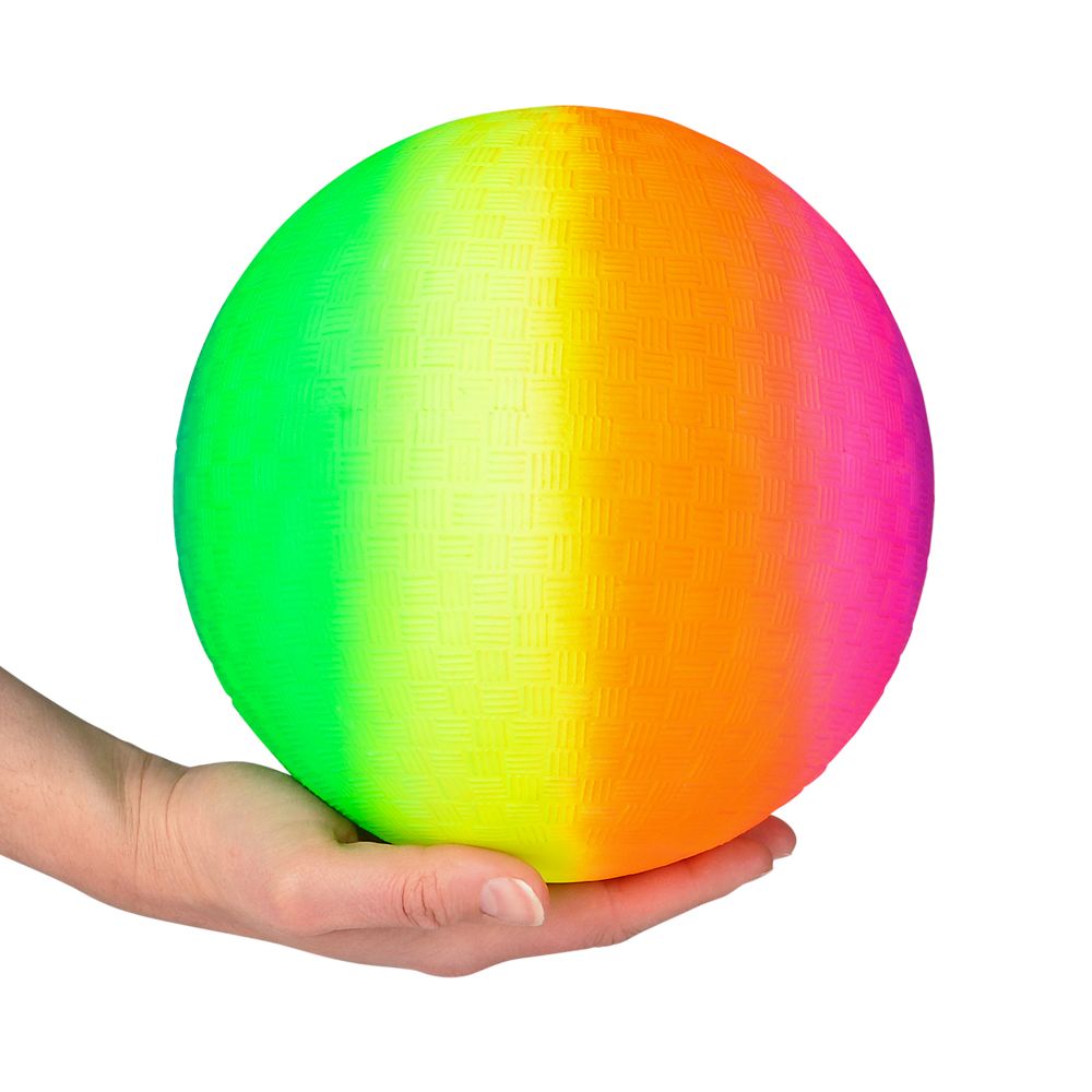 50 Bulk 8.5 inch Rainbow Playground Ball - at - bluestarempire.com