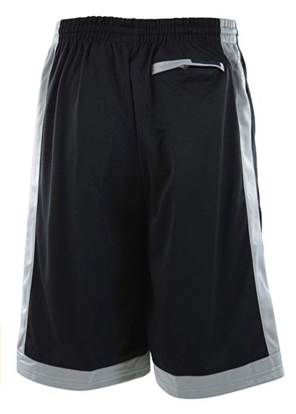12 Bulk Mens Basketball Shorts Black/grey - at - bluestarempire.com