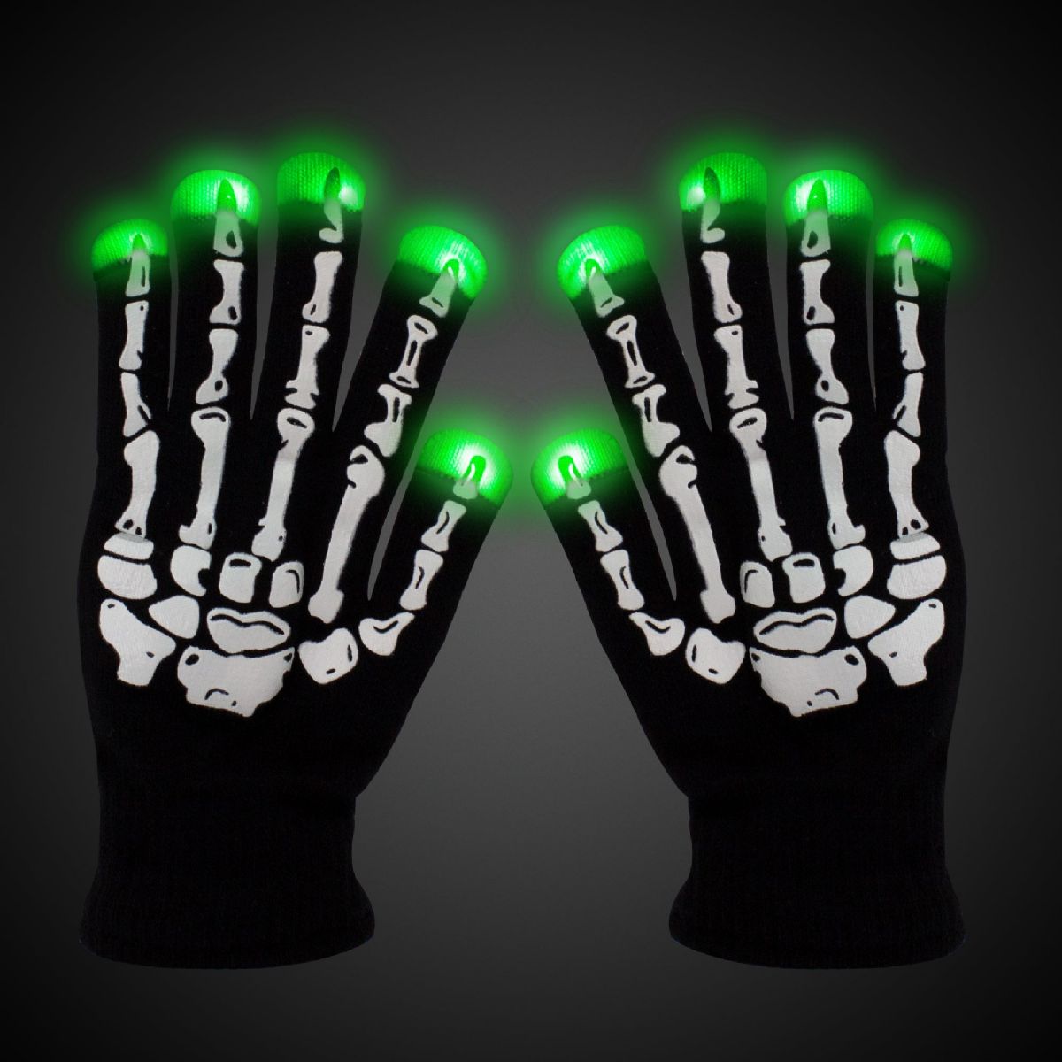 8 Bulk Led Skeleton Gloves - at - bluestarempire.com