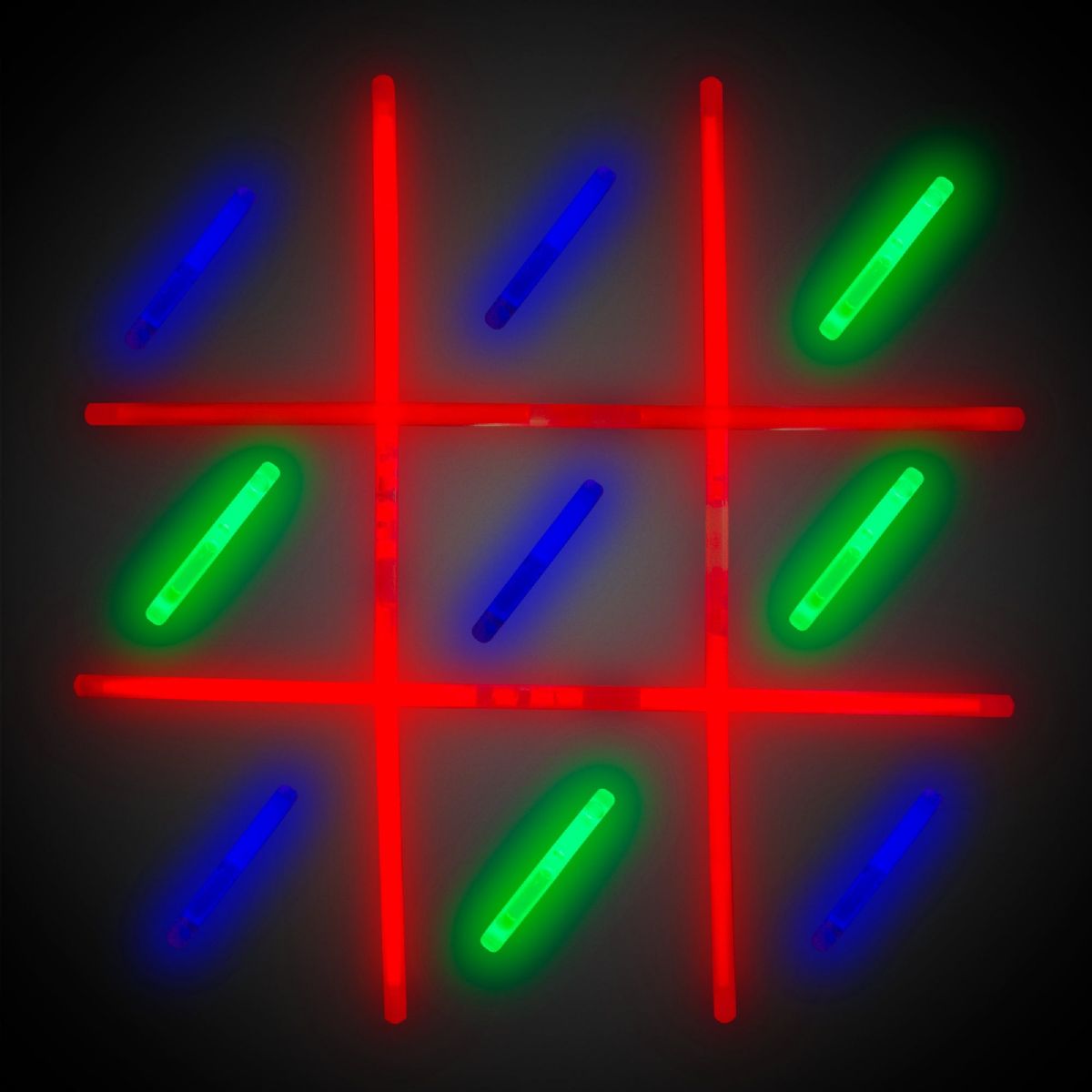 99 Bulk Glow In The Dark Tic Tac Toe Kit - at - bluestarempire.com