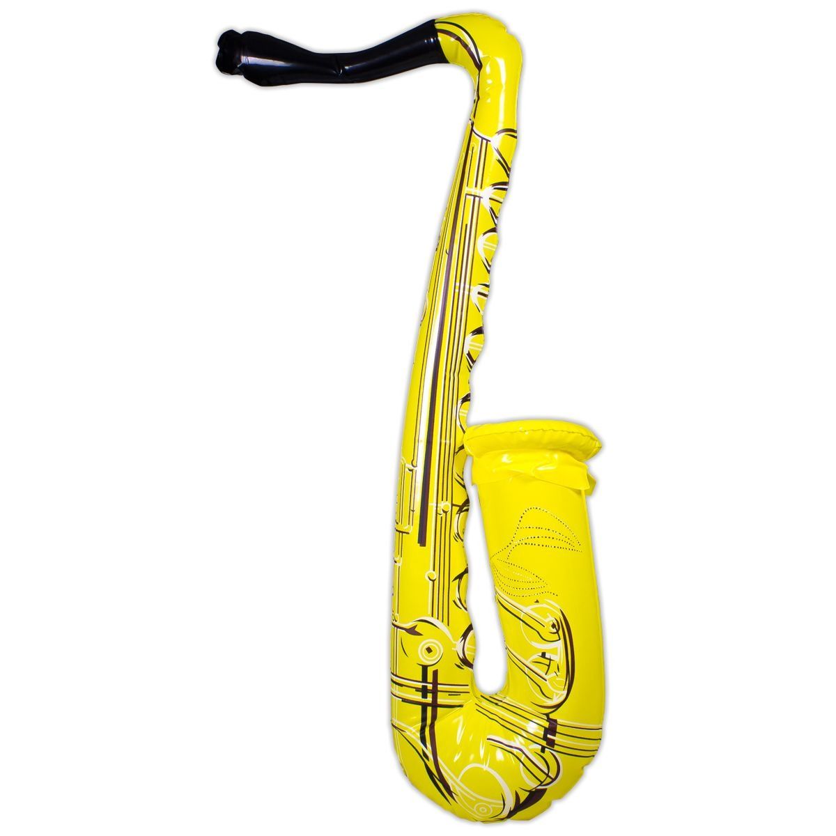 84 Bulk Inflatable 24 Inch Saxophones - at - bluestarempire.com