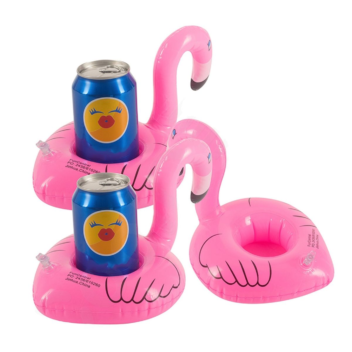 144 Bulk Inflatable Floating Flamingo Coasters (12-Piece) - at ...