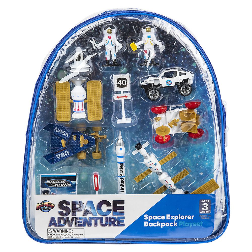 12 Bulk 10 Pc Space Explorer Backpack Set - at - bluestarempire.com