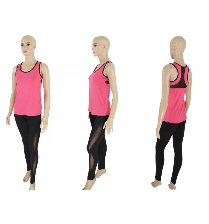 60 Bulk Womens 2 Piece Active Wear Set Assorted Colors - at ...