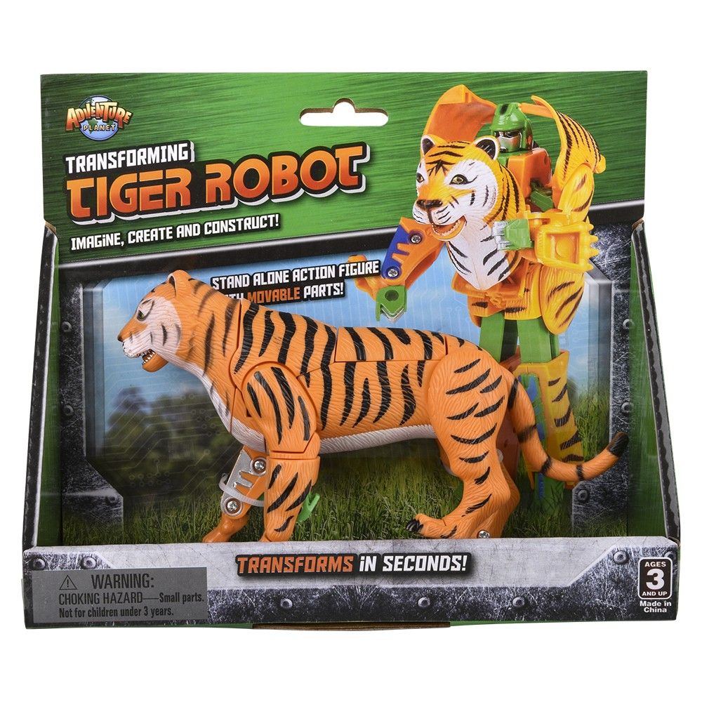 60 Bulk 5" Tiger Robot Action Figure - at - bluestarempire.com