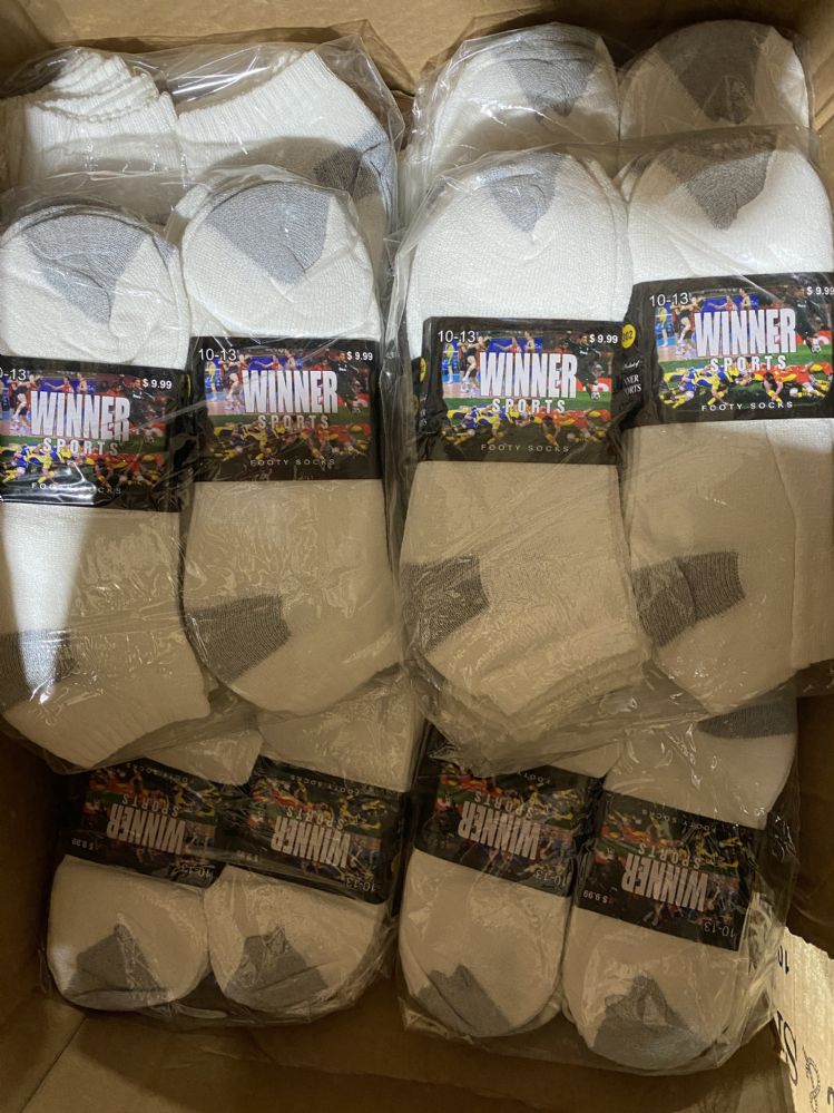 1200 Bulk Mega Sock Pallet Deal Mens Woman And Children Mix Socks - All ...