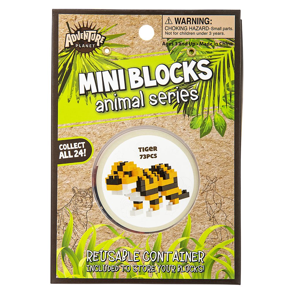 60 Bulk Mini Blocks Tiger - at - bluestarempire.com