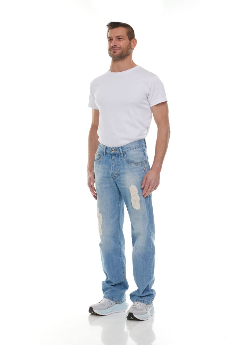 24 Bulk Mens Classic Fit Original Denim Jeans - at - bluestarempire.com