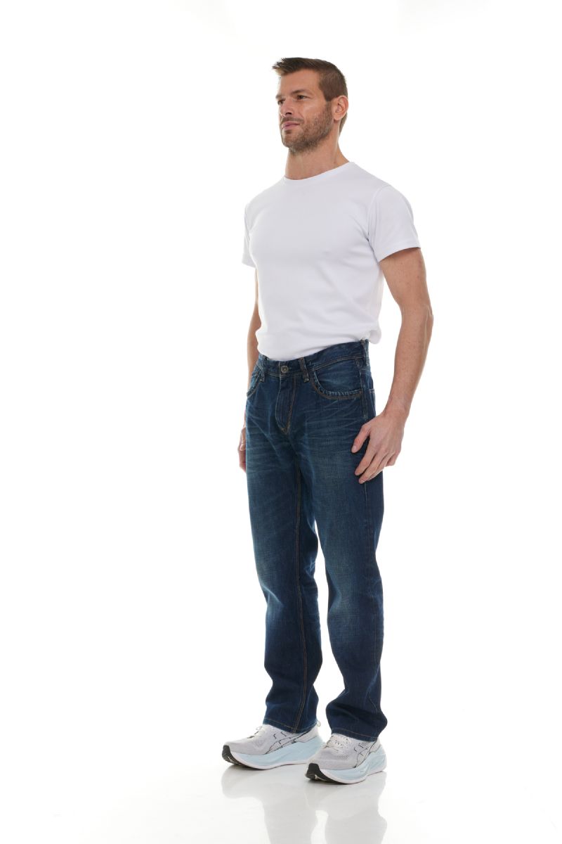 24 Bulk Mens Classic Fit Original Denim Jeans - at - bluestarempire.com