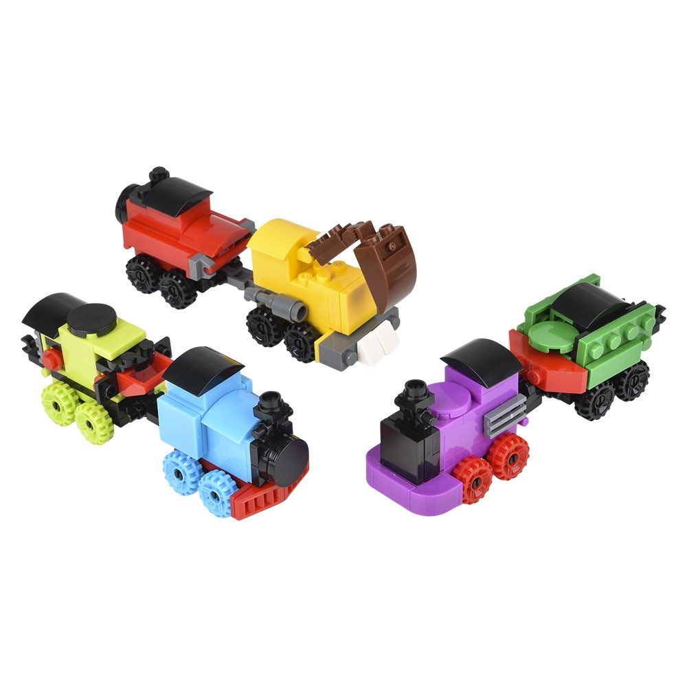 144 Bulk 3" Building Block Train Assortment - at - bluestarempire.com