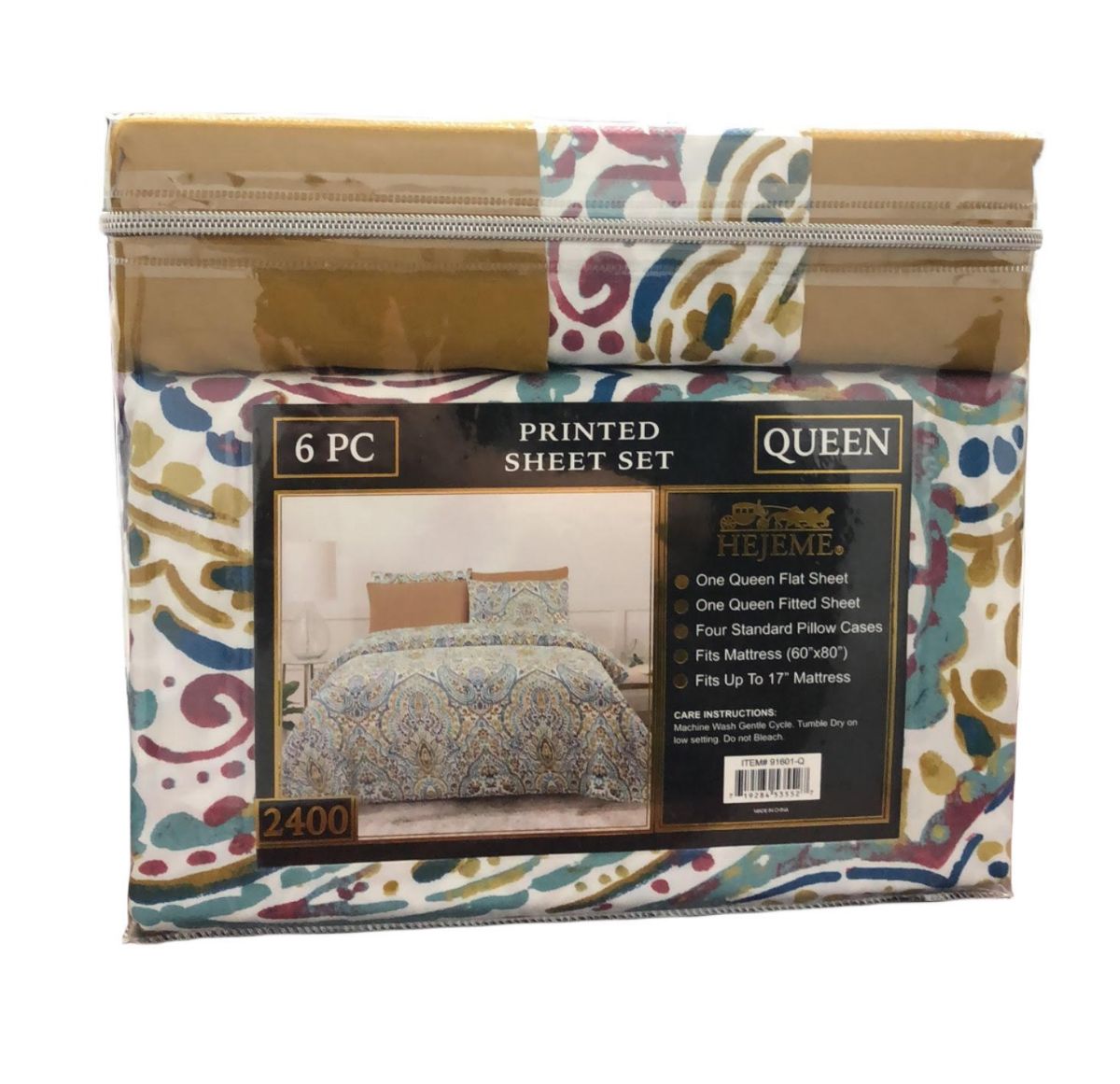 3 Bulk Bedsheet Set In Assorted Prints Twin Size - at - bluestarempire.com