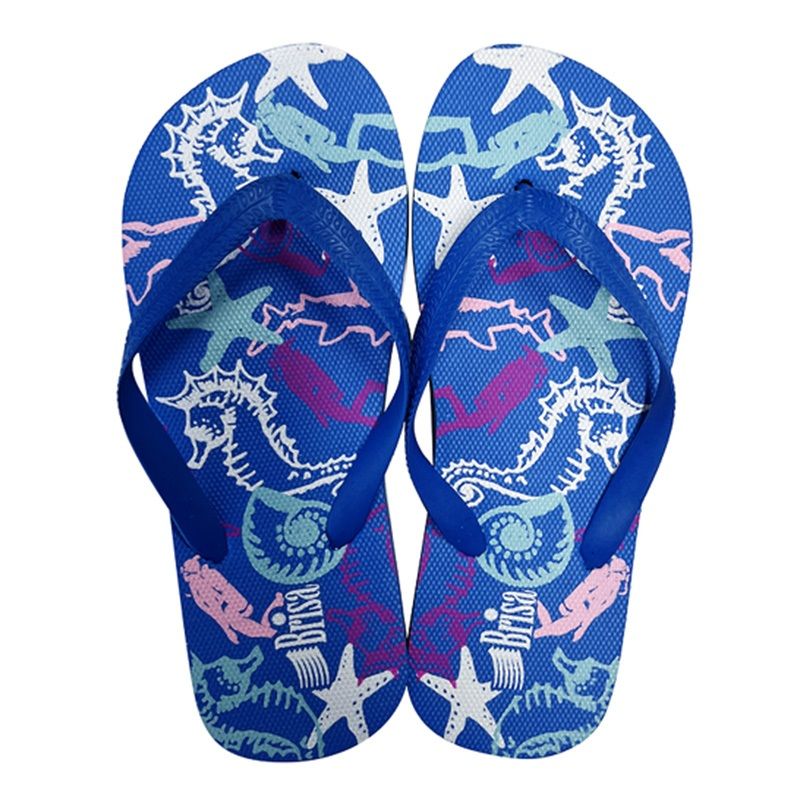 72 Bulk Girls Flip Flops 3 Assorted - at - bluestarempire.com
