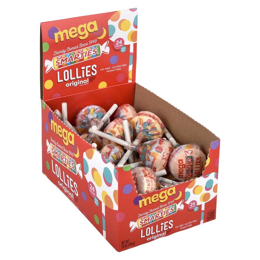 384 Bulk Smarties Mega Lollies 24ct - at - bluestarempire.com