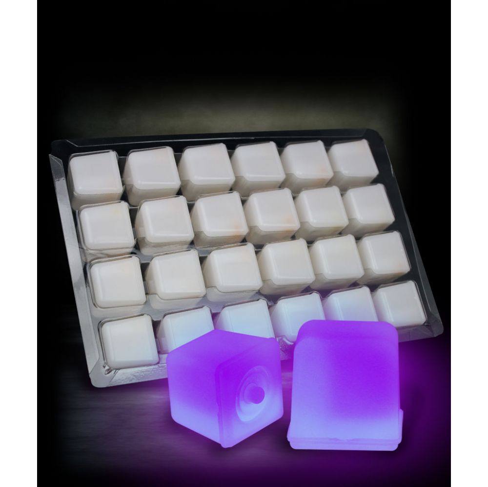 12 Bulk Glowing Ice Cubes - Purple - at - bluestarempire.com