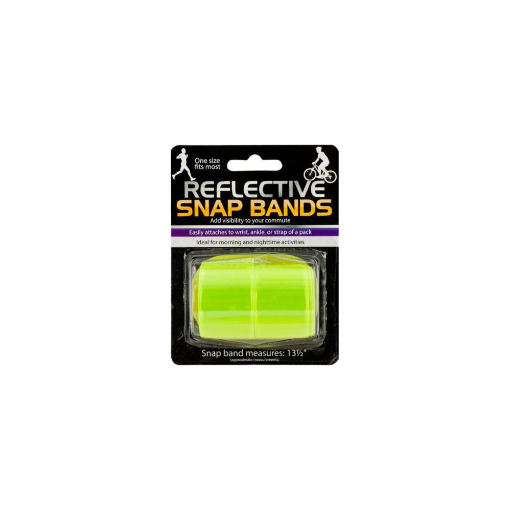 24 Bulk Reflective Snap Bands Set - at - bluestarempire.com