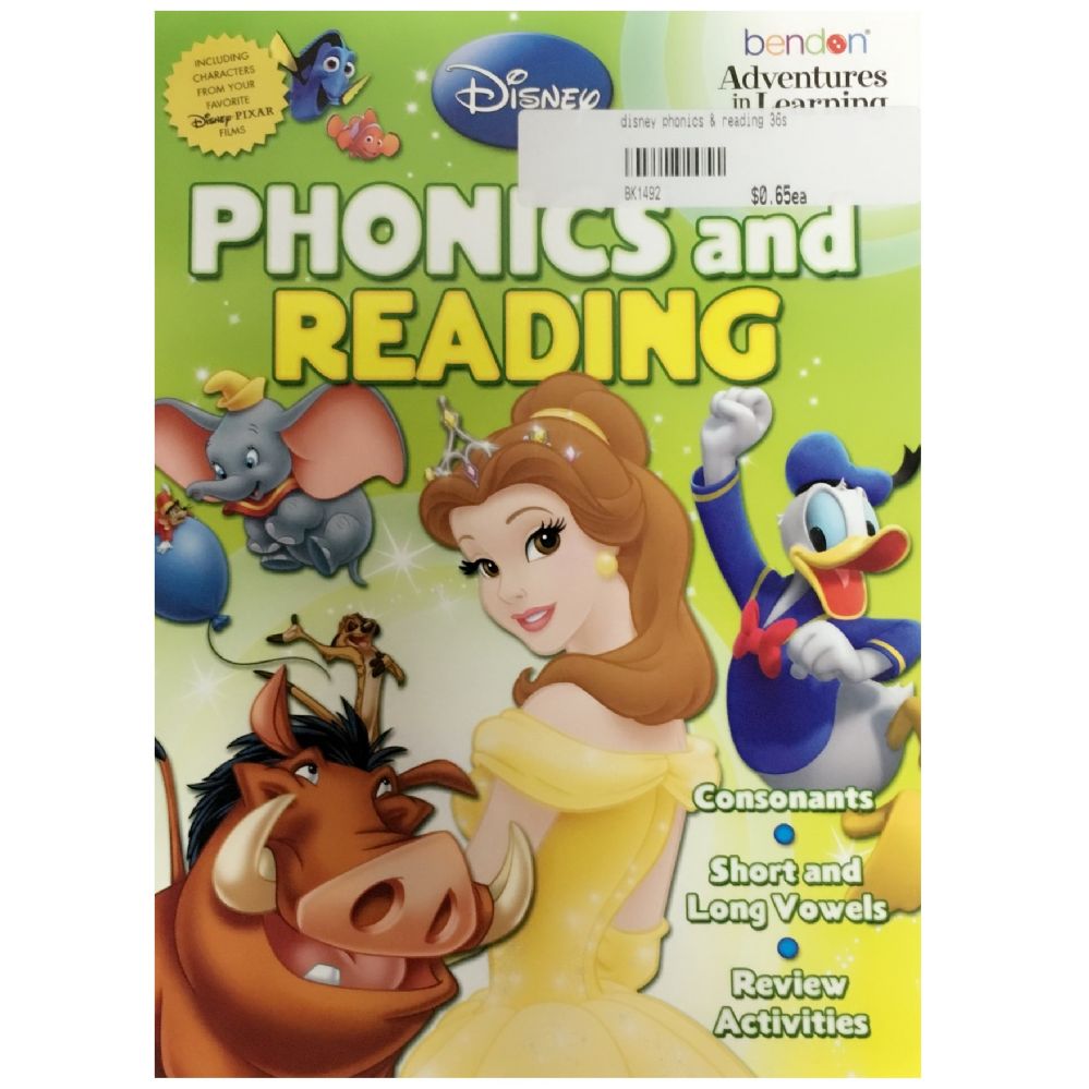 108 Bulk Disney Phonics & Reading - at - bluestarempire.com