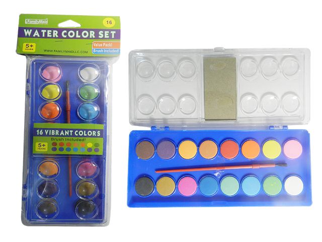 72 Bulk 16 Colors Water Color Set - at - bluestarempire.com