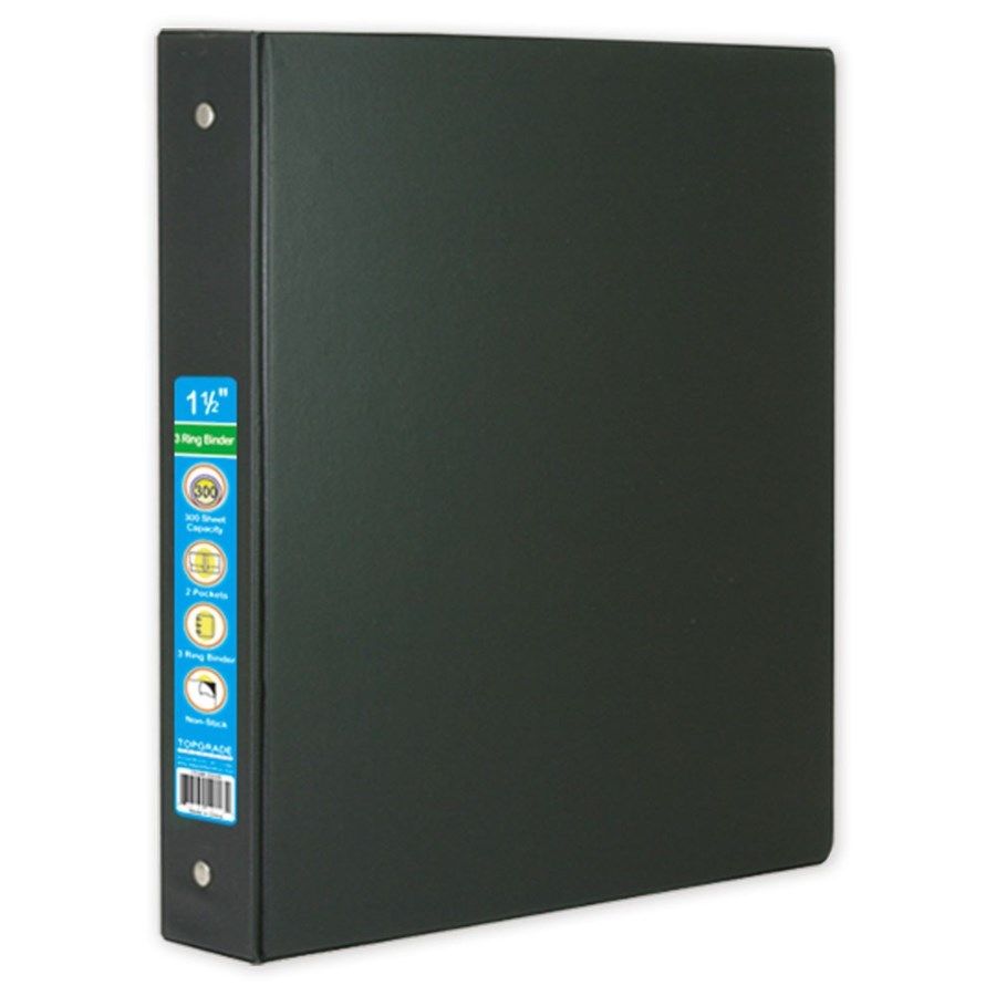 48 Bulk Hard Cover Binder In Black - at - bluestarempire.com