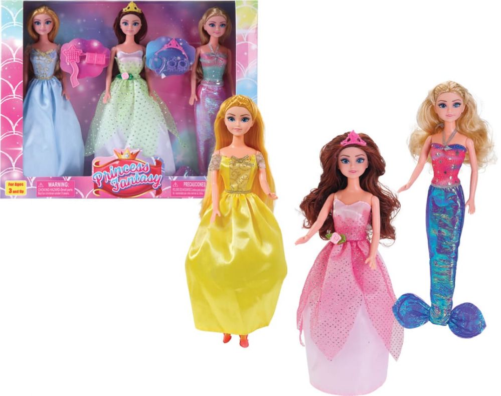 24 Bulk Princess Doll Play Set - at - bluestarempire.com