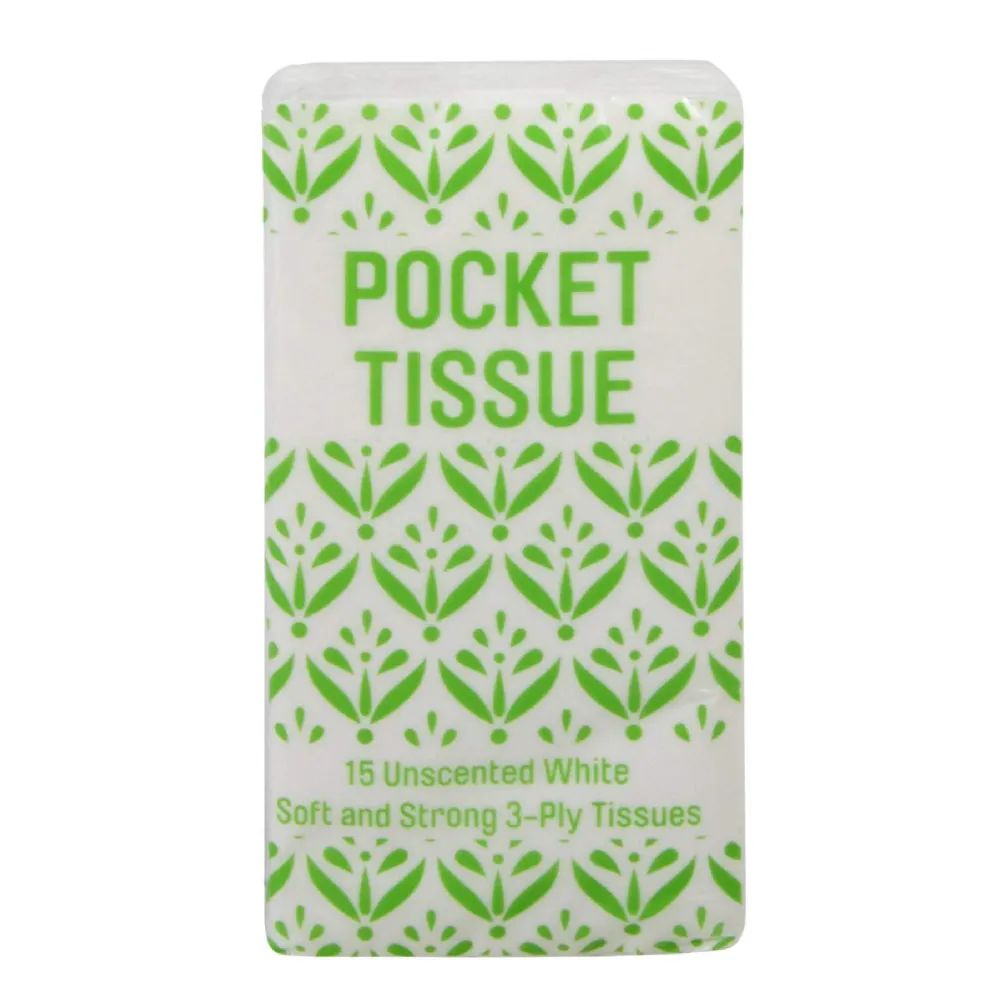 100 Bulk Pocket Tissues - 15 Pack - at - bluestarempire.com