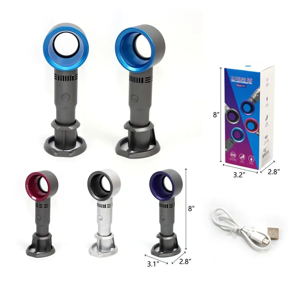 50 Bulk Portable Usb Rechargeable Hand Fan - at - bluestarempire.com