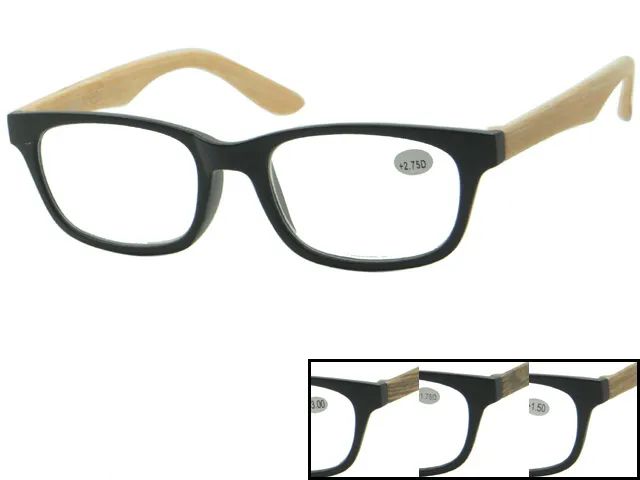 48 Bulk Reading Glasses Traditional Frames In Assorted Colors And ...