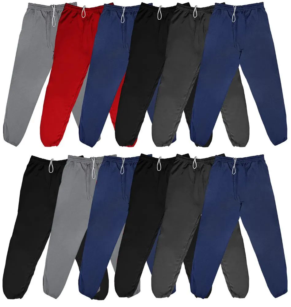 48 Bulk Men's Gildan Sweatpants Assorted Sizes And Colors - at ...