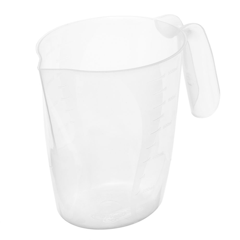 24 Bulk Home Basics Plastic Measuring Cup With Raised Measurement ...