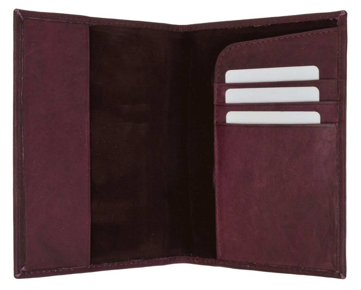 24 Bulk 601cf UsA-Imprint leather Passport Wallet With Card Holder - at ...