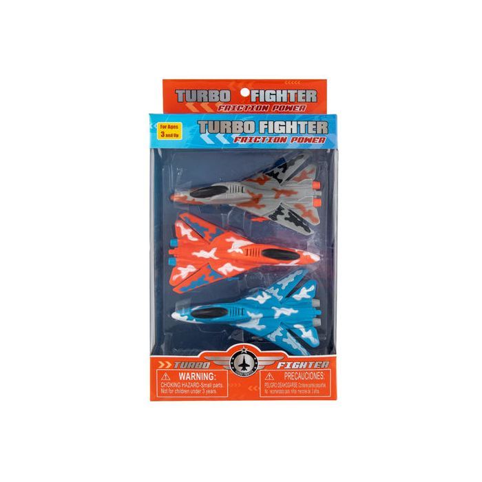 18 Bulk Friction Powered Turbo Fighter Jets - 3 Piece Set - at ...