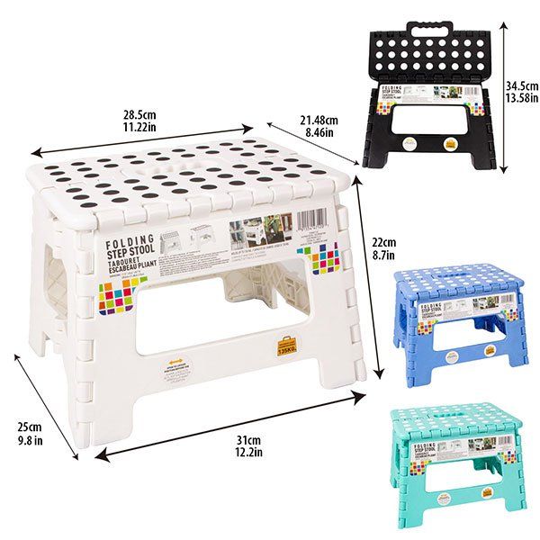 12 Bulk Folding Step Stool - at - bluestarempire.com