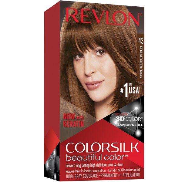 Medium Golden Brown Hair Color Revlon
