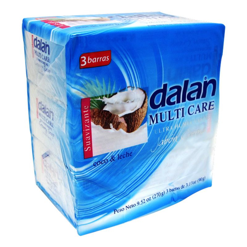 24 Bulk Dalan Soap Coconut & Milk 3 Pack - at - bluestarempire.com