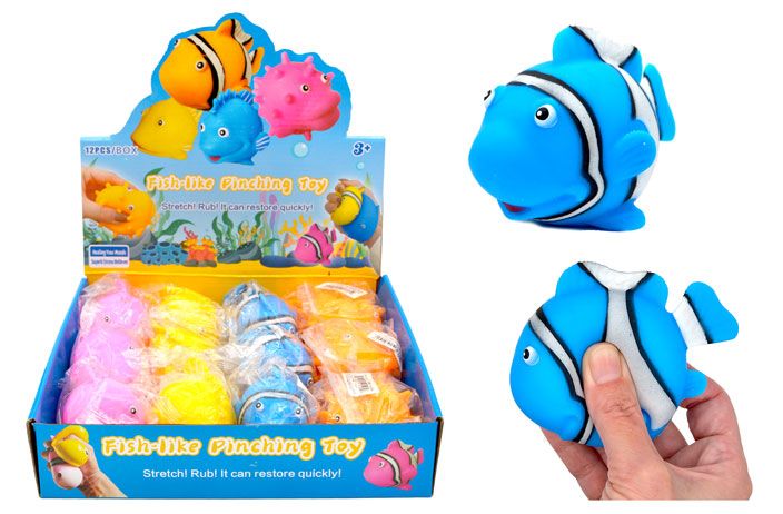 12 Bulk Squish Fish (gel) - at - bluestarempire.com