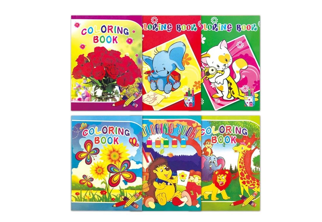 48 Bulk Coloring Book With Sticker - at - bluestarempire.com