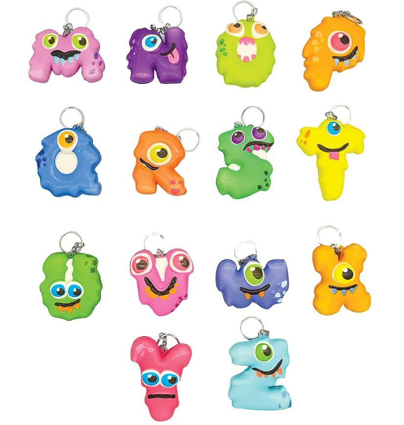 26 Bulk Squishy Alpha Monsters Backpack Buddies - at - bluestarempire.com