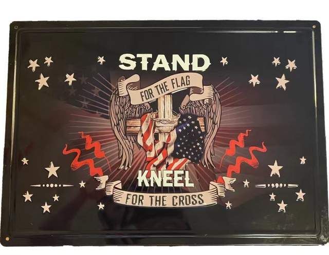 20 Bulk Retro Metal Tin Sign Wall Poster Stand For The Flag - at ...