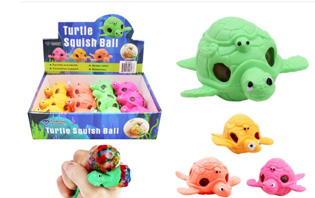 24 Bulk Turtle Squish Ball - at - bluestarempire.com
