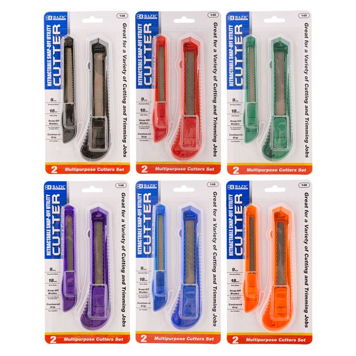 144 Bulk Jumbo & Mini Multipurpose Cutter (2/pack) - at ...
