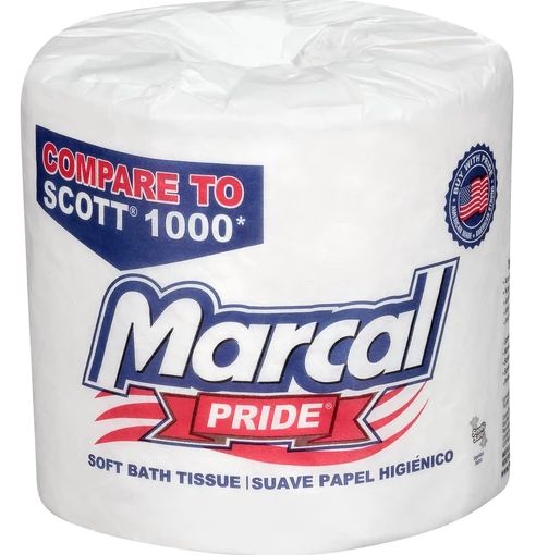 20 Bulk Marcal Toilet PapeR- 1000 Shts Individually Wrapped - at ...