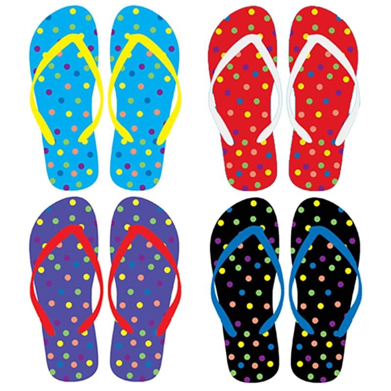 72 Bulk Girls Flip Flops 4 Assorted Styles - at - bluestarempire.com
