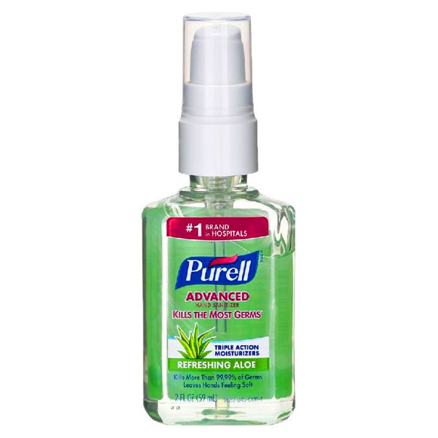 24 Bulk Purell Hand Sanitizer 2 Oz Pump Aloe - at - bluestarempire.com