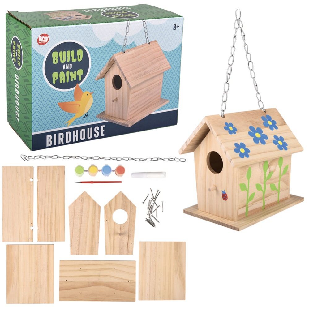 12 Bulk Build A Bird House 6" - at - bluestarempire.com