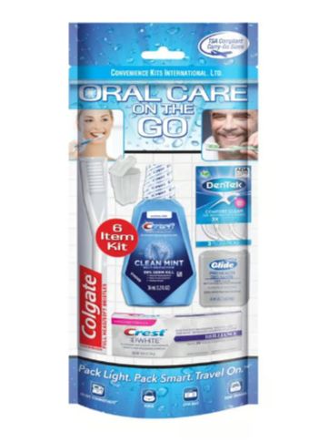 6 Bulk Colgate Travel Dental Hygiene Convenience Kits - 8pc - at ...