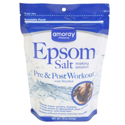 12 Bulk Epsom Salt 16oz Pre & Post Workout Menthol Amoray - at ...