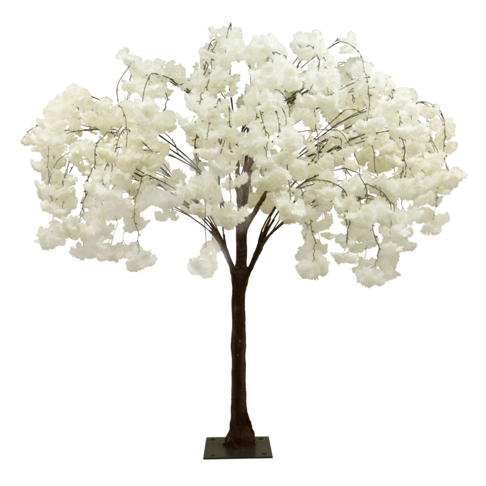 2 Bulk Artificial Drooping Hydrangea Tree 63 inch - White - at ...