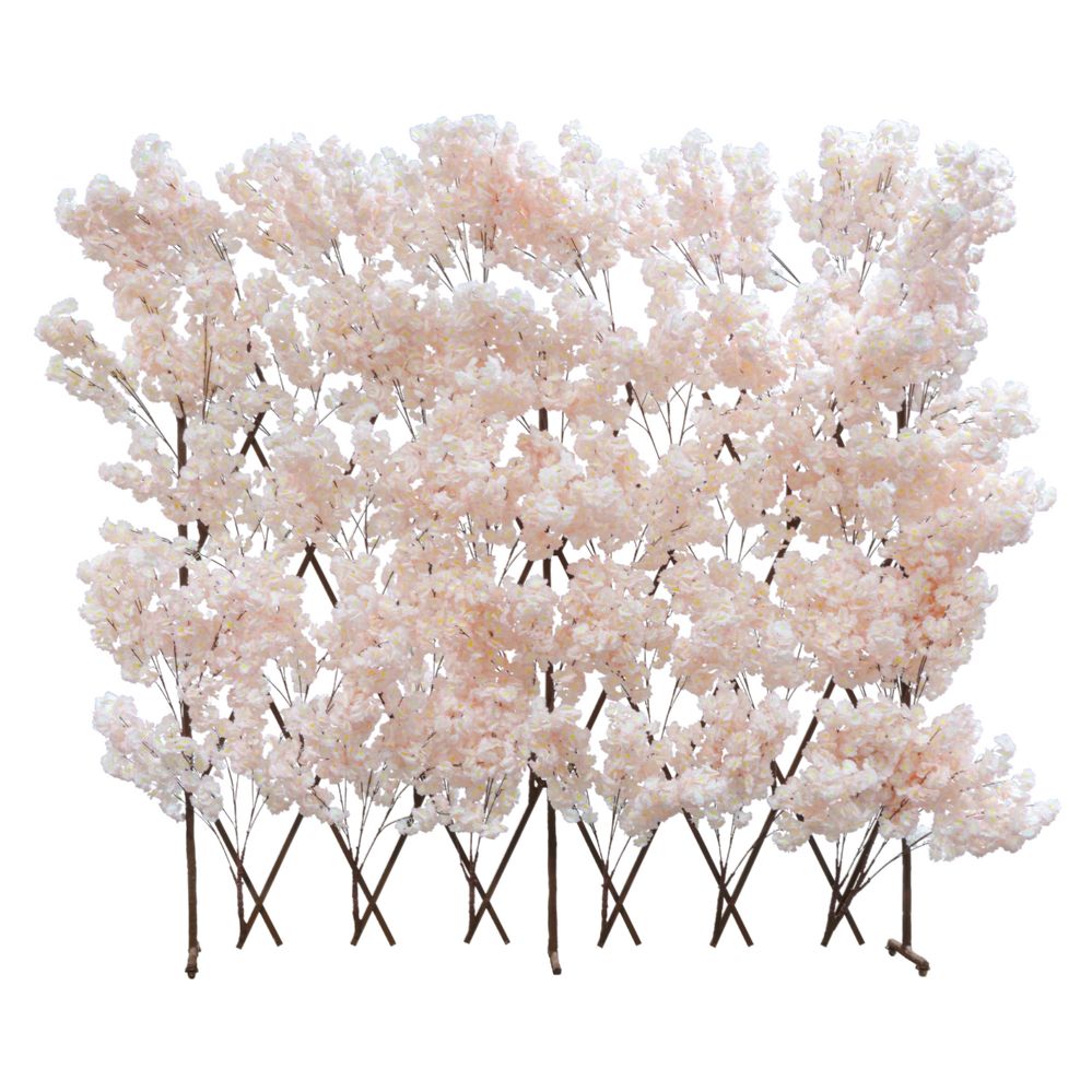 Bulk Expandable Cherry Blossom Backdrop Wall With Wheels - Pink - at ...