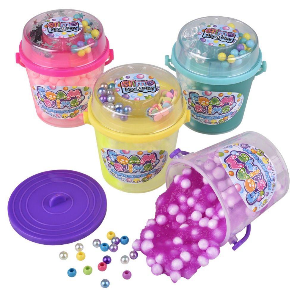 72 Bulk 2.5 inch Bucket Foam Slime 12ct - at - bluestarempire.com