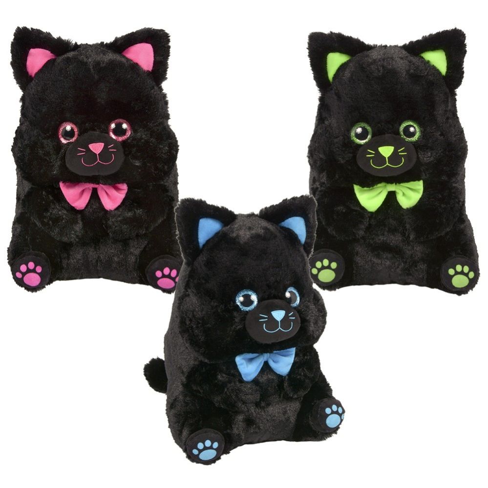 12 Bulk 13 Inch Belly Buddy Black Cat (ss) - at - bluestarempire.com