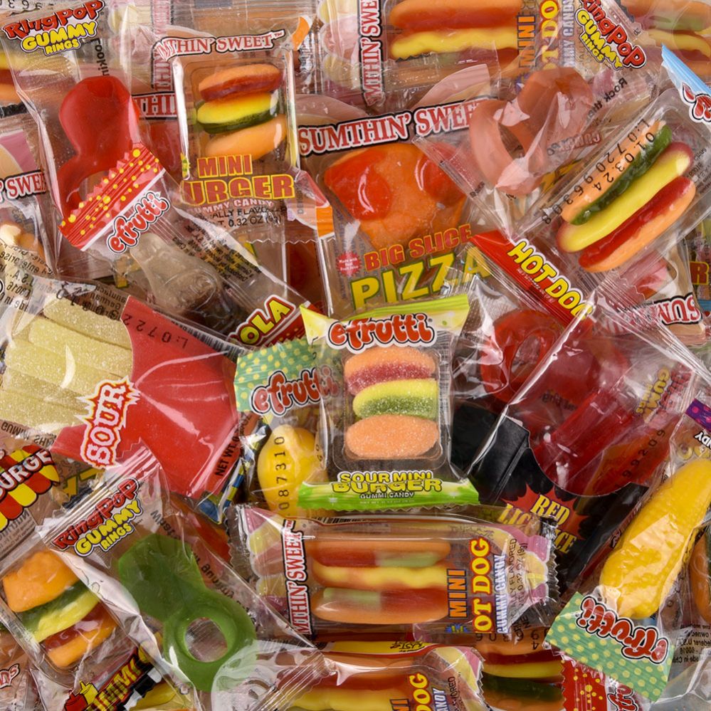 1000 Bulk Gummy Candy Mix (1000pcs) - at - bluestarempire.com